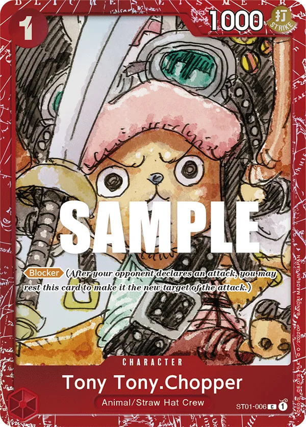 Tony Tony.Chopper (ST01-006) • Premium Card Collection -FILM RED Edition- – Limitless One Piece