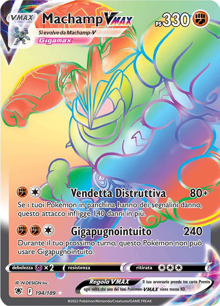 Machamp VMAX - Lucentezza Siderale (ASR) #194 – Limitless