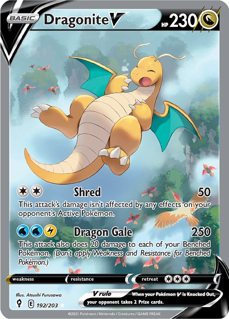 Dragonite V Evolving Skies EVS 192 Limitless Dragonite V Evolving Skies EVS 192 Limitless