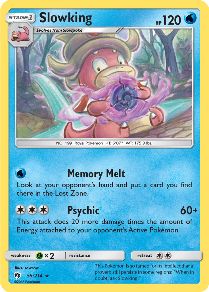 Slowking - Lost Thunder (LOT) #55 – Limitless