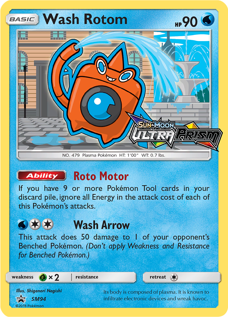 Wash Rotom - Sun & Moon Promos (SMP) #94 – Limitless