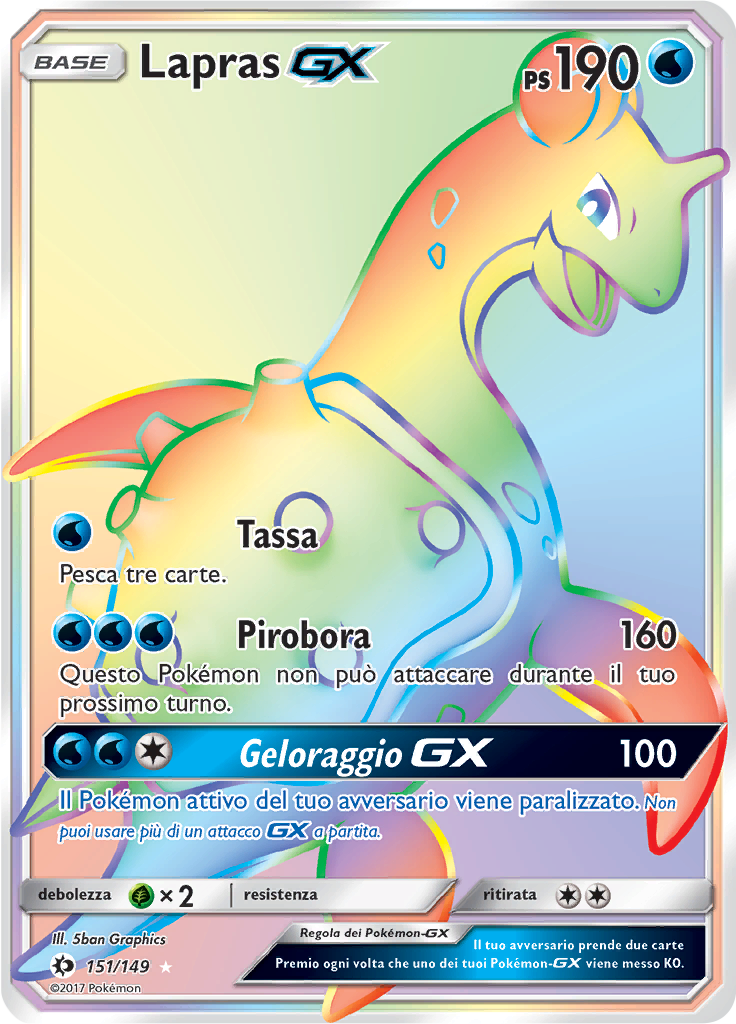 Lapras-GX - Sole e Luna (SUM) #151 – Limitless